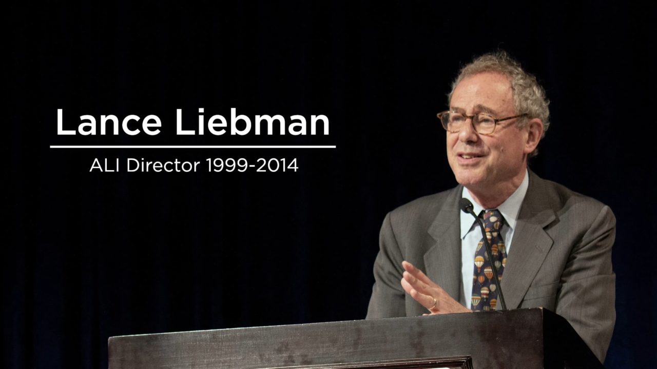 Mary Kay Kane: A Tribute by David F. Levi | The American Law Institute ...