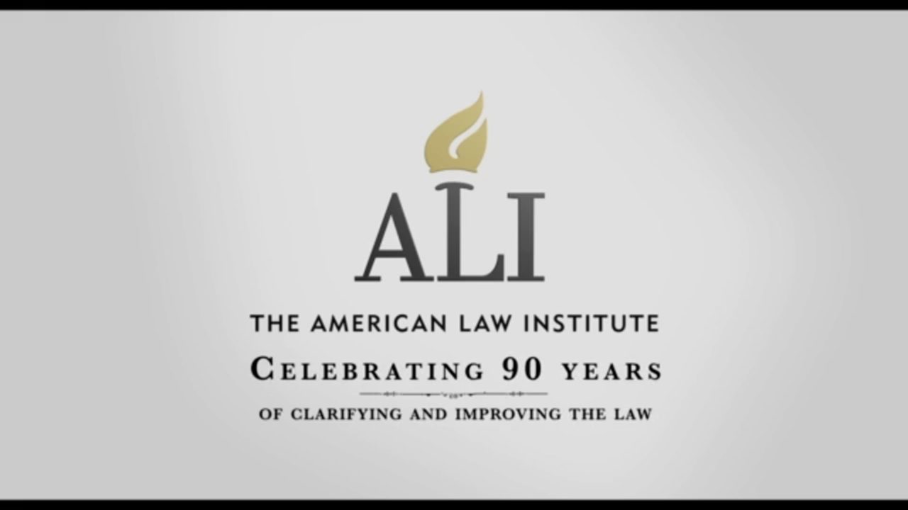The Model Penal Code | The American Law Institute Media Archive